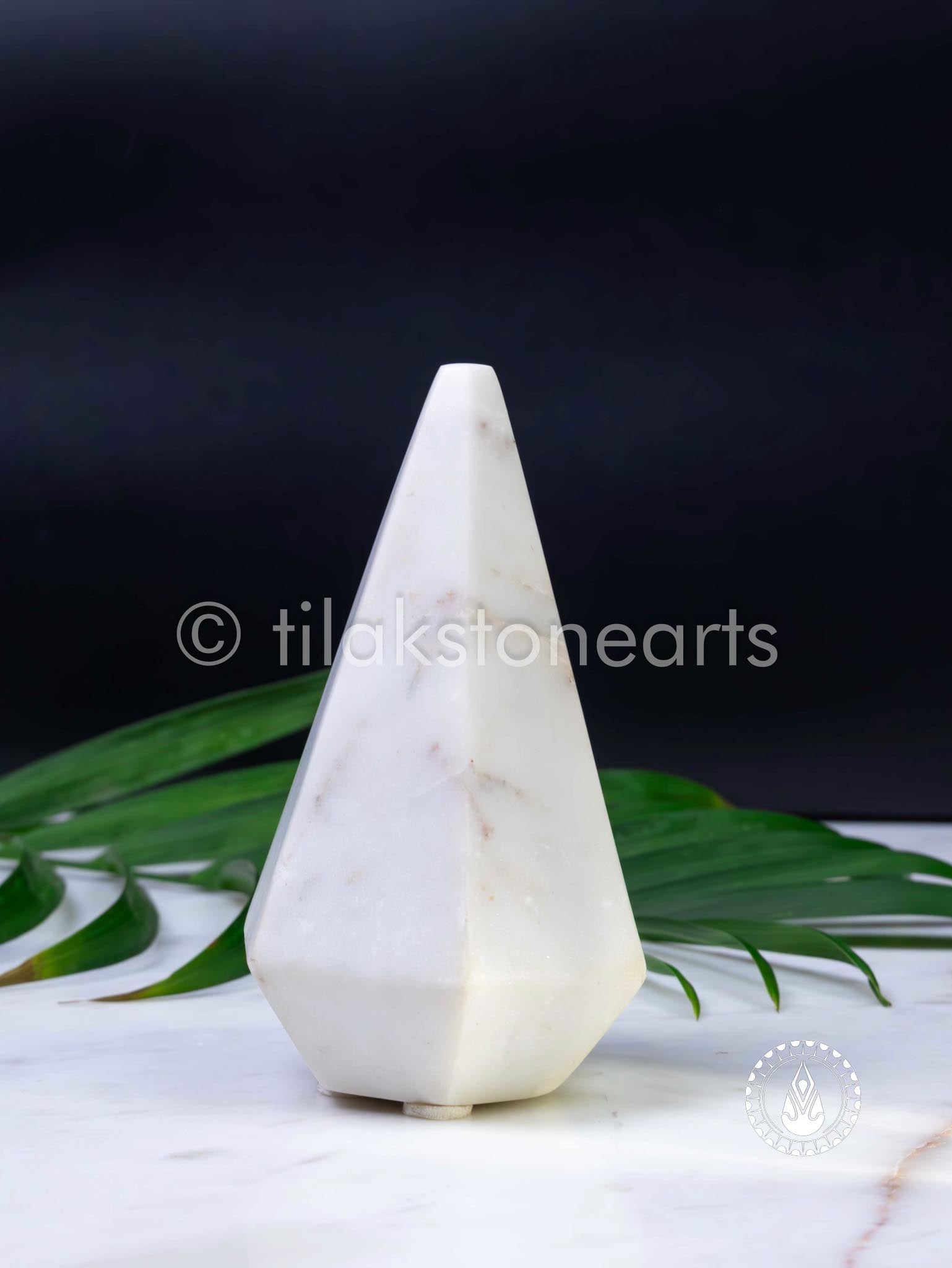 Art 6" | Indian White – Tilak Stone Arts India
