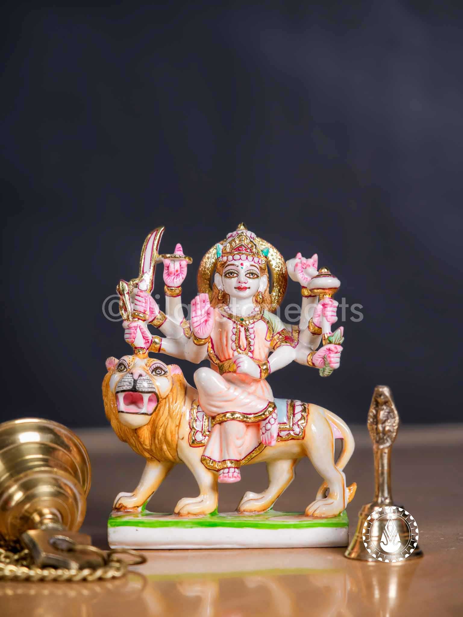 Durga Maa 7" | Cultured Marble – Tilak Stone Arts India